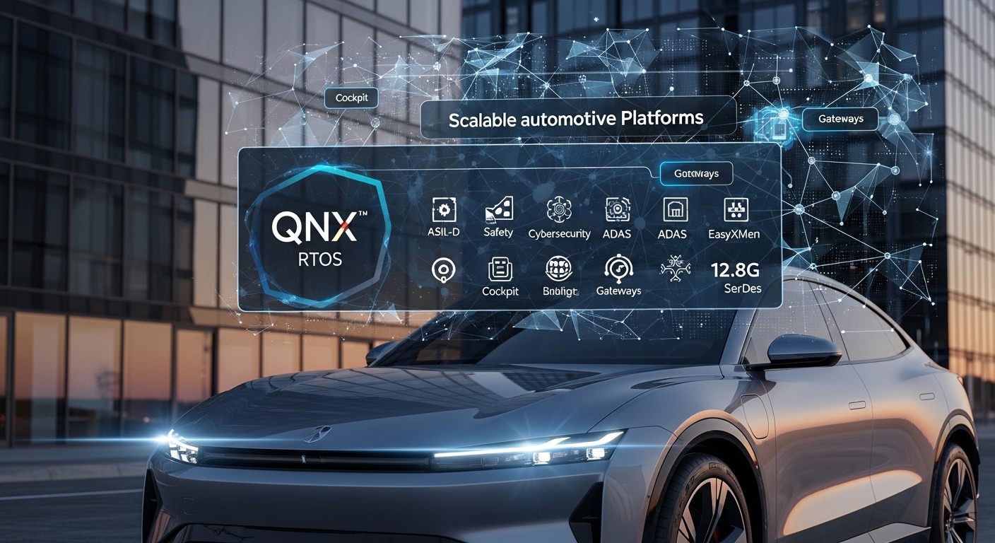 QNX Automotive RTOS: ASIL-D Platform with EasyXMen and SerDes · RTOS